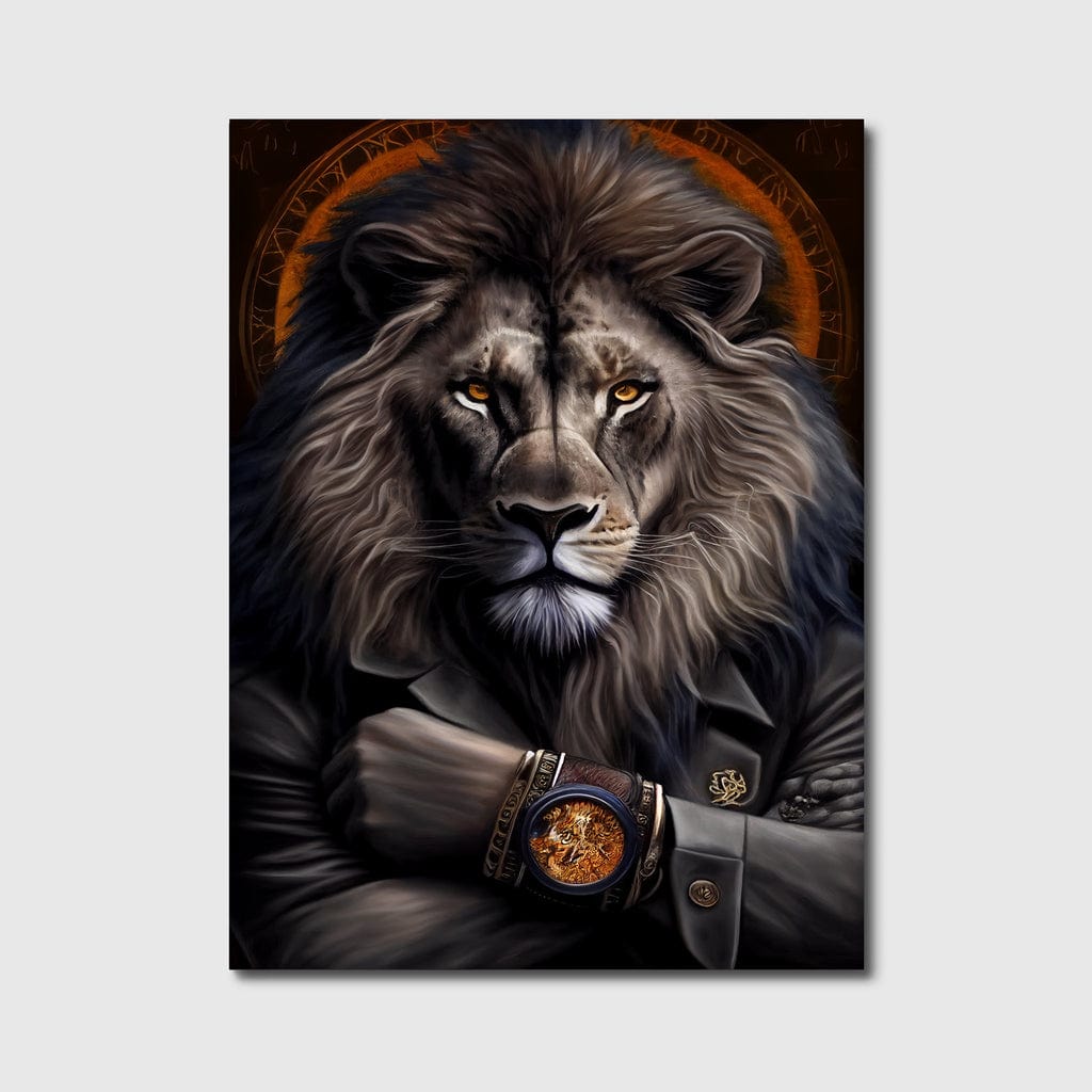 Lion Boss - Premium Wandbild