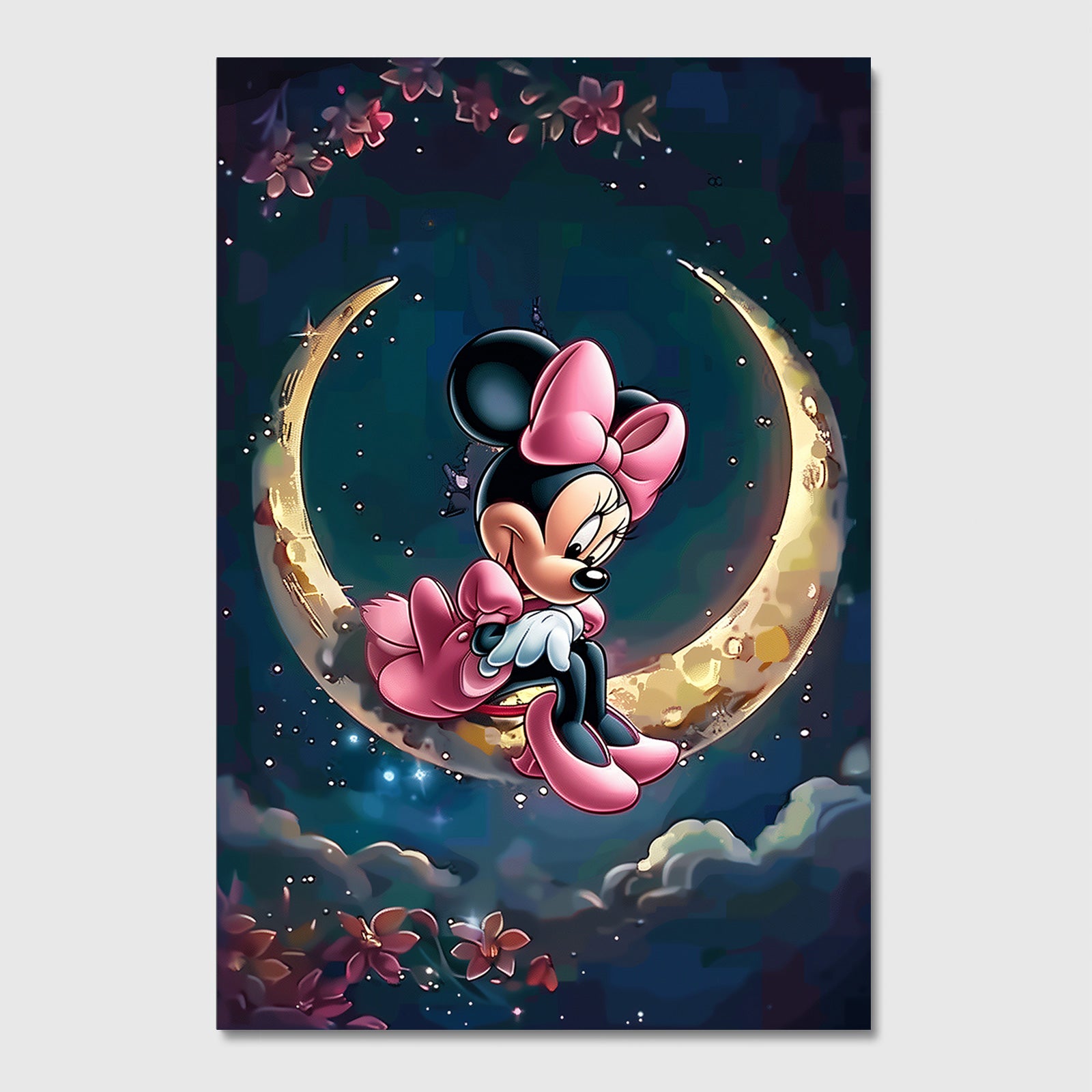 Minni on the Moon - Dark Version - Teil Eins -Premium Wandbilder