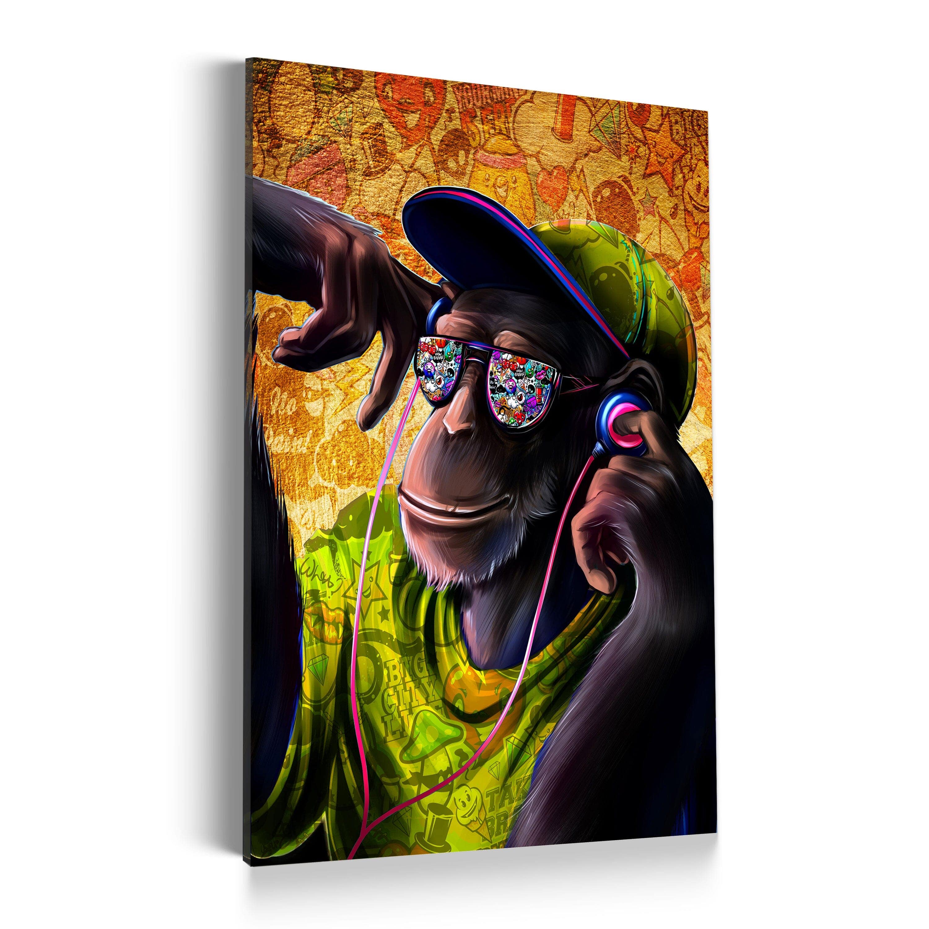Cool Monkey Mood - Premium Wandbild