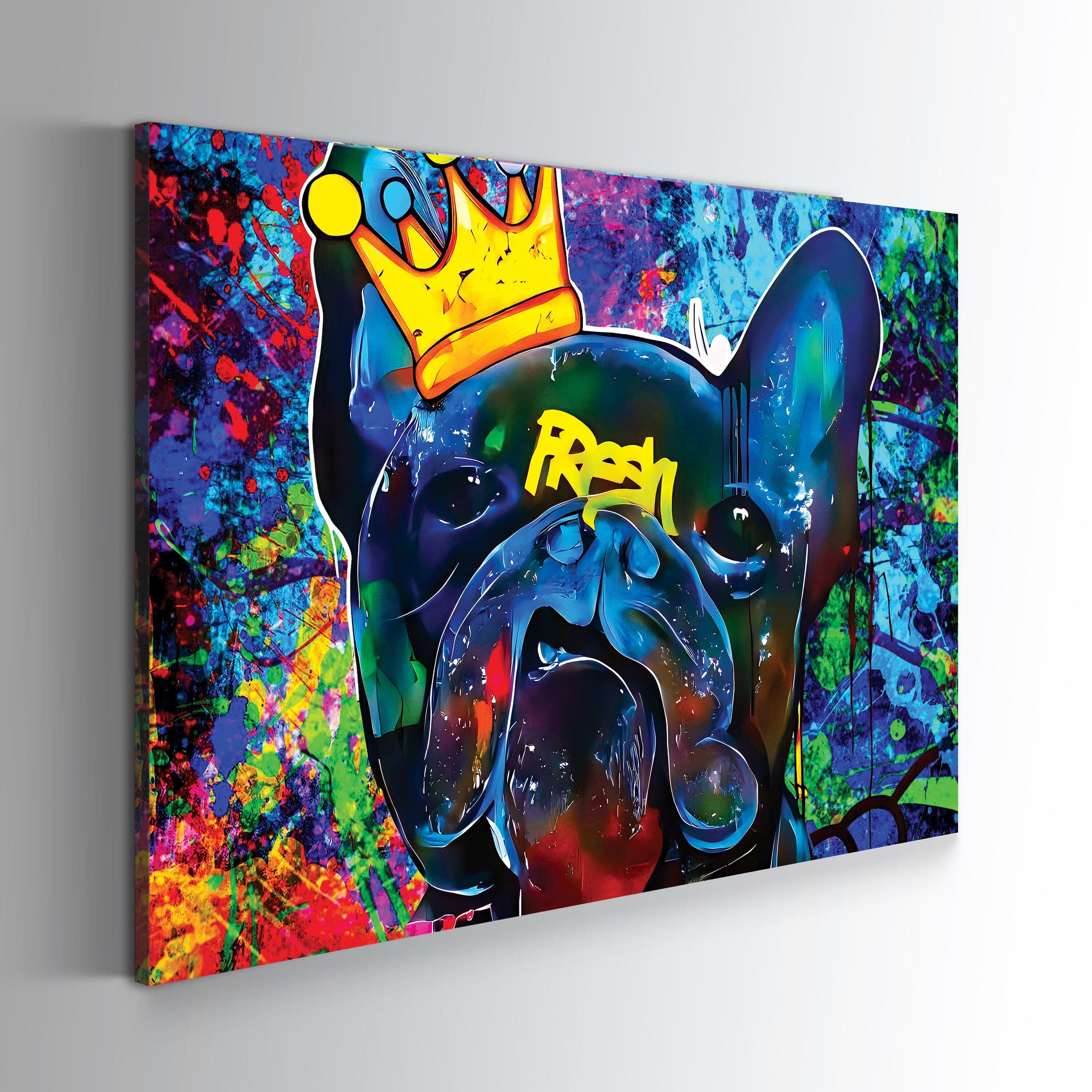 French bulldog graffitti - Premium Wall Mural