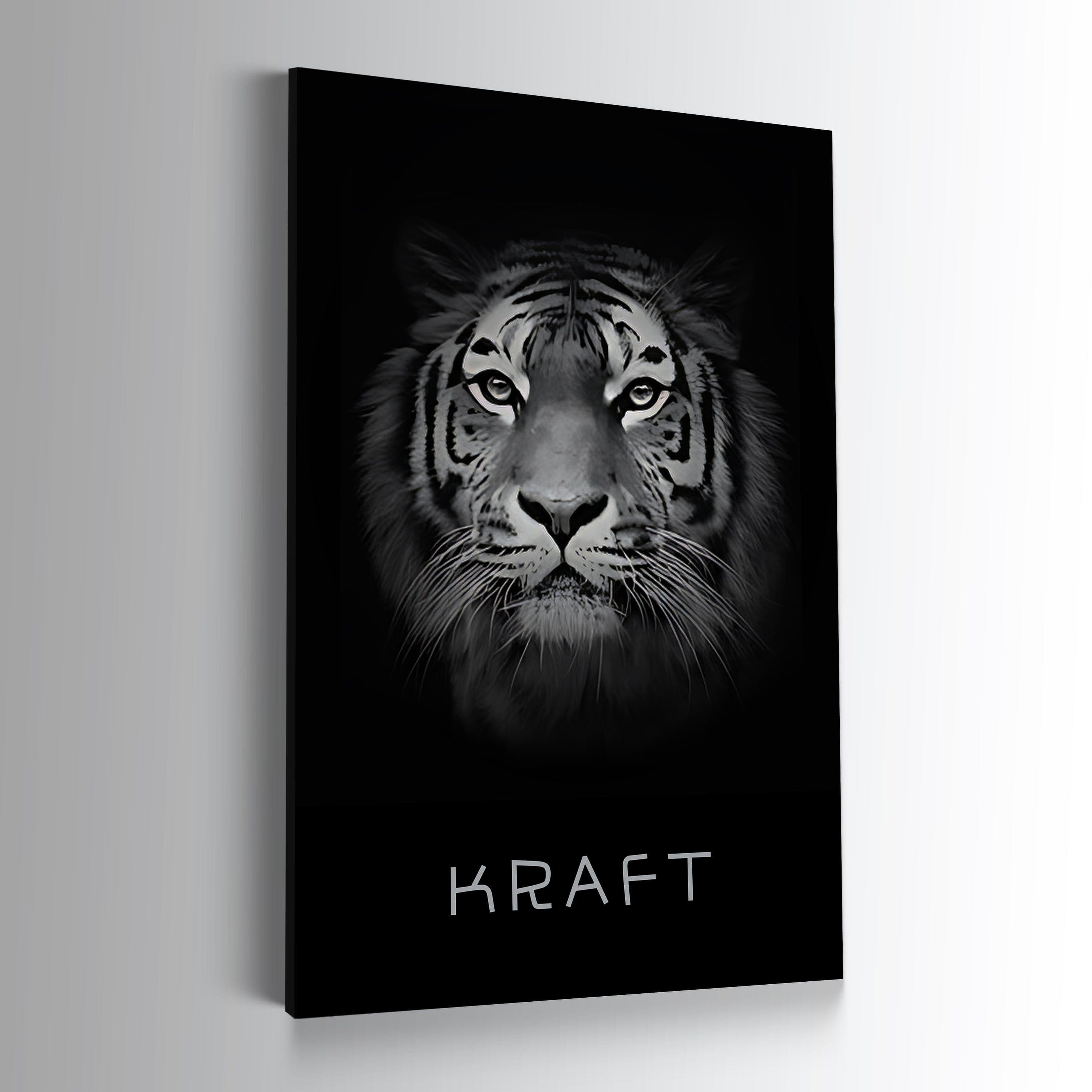 Kraft - Tiger - Premium Wandbild