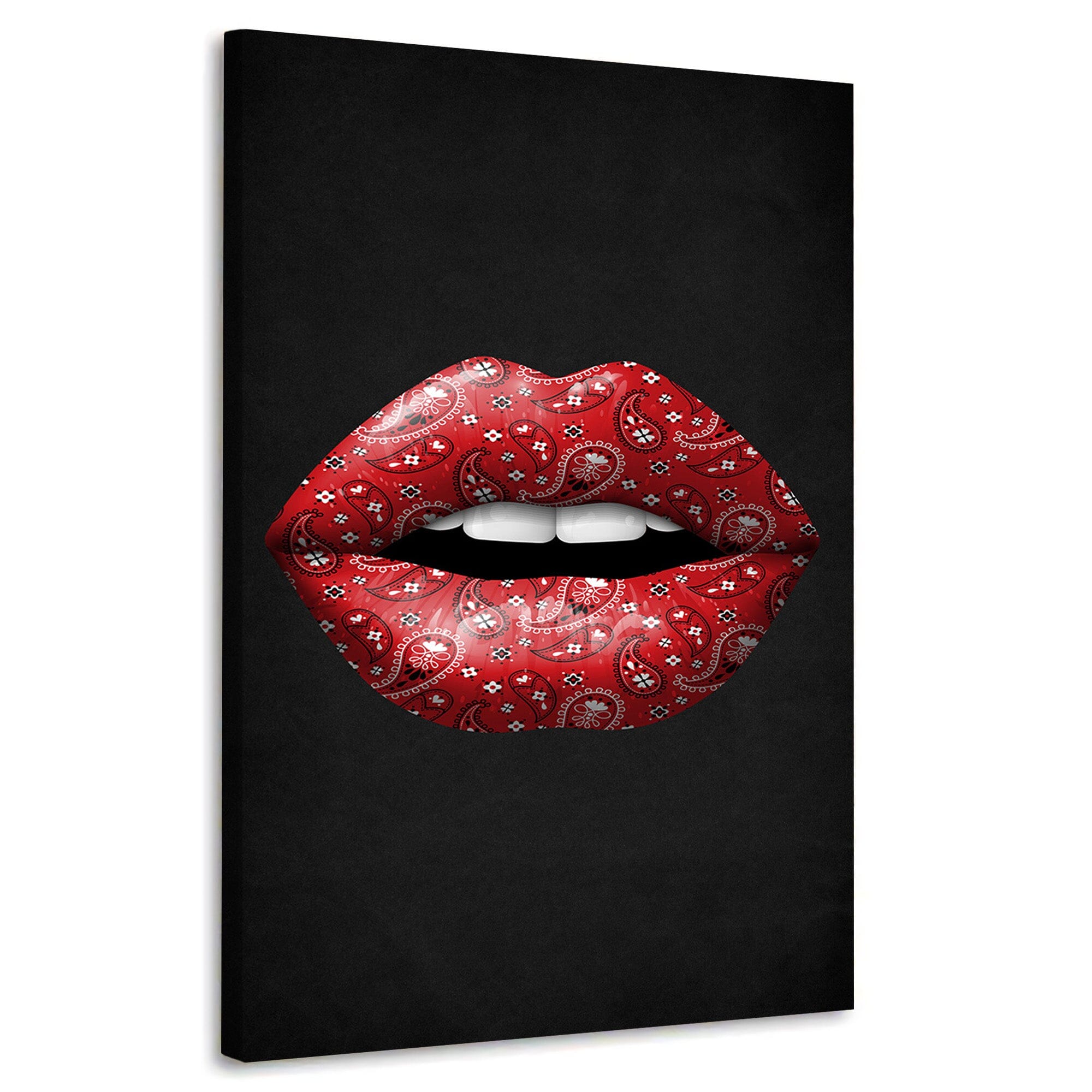 Red Lips - Premium Mural